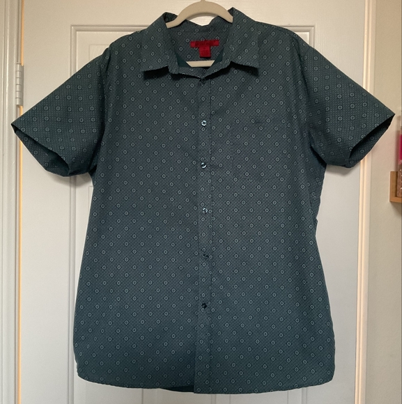 MONTAGE | Shirts | Elegant Teal Patterned Mens Shirt | Poshmark